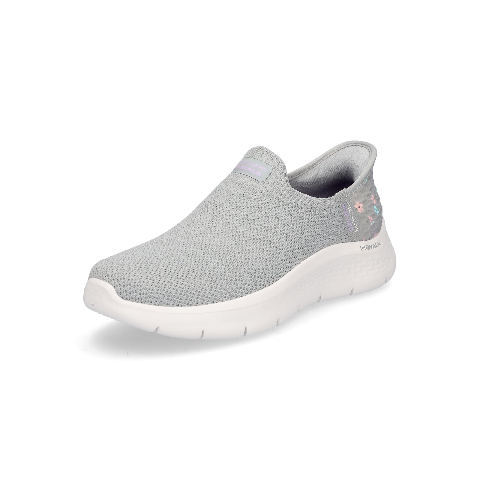 Skechers Damen Slip-In Sneaker Go Walk Flex Sunset Rose grau 124822-GYLV